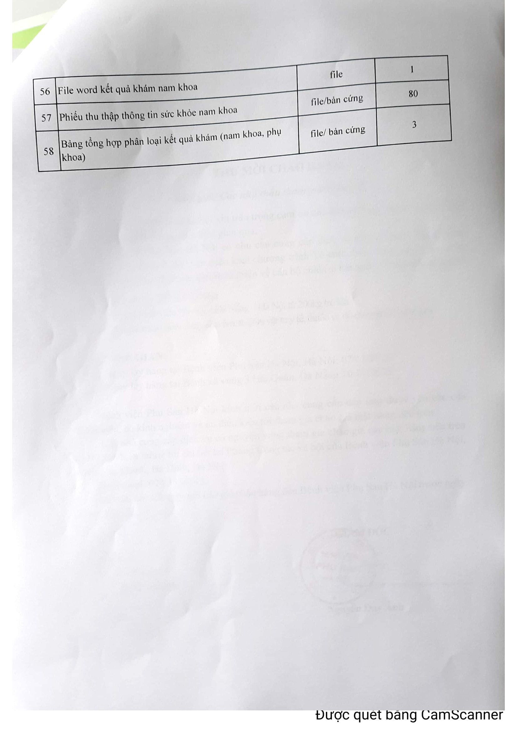 Thư mời chào hàng - CTXH